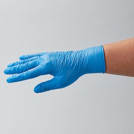 Safesource direct nitrile exam gloves, box