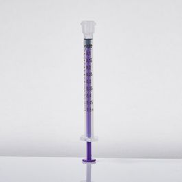 Low dose enfit syringes, 0.5ml, clear, case