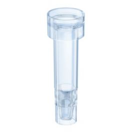Sample tube, suitable for abbott analyser axsym, transparent