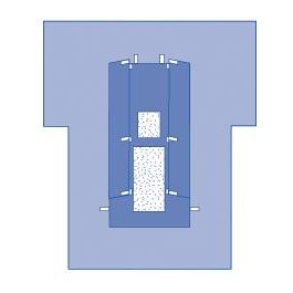 Sterile cvmax cardiovascular drape with chest incise, 110" x 124" x 80"