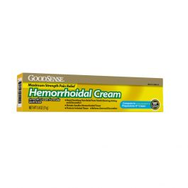 Goodsense hemorrhoidal cream max strength pain relief 1.8 oz
