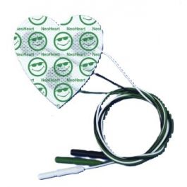Neoheart radiolucent ecg pad 3-up small